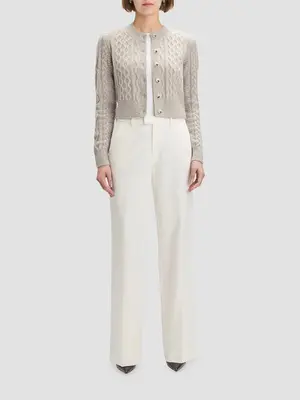 FAVORITE DAUGHTER The Eleanor Merino Wool-blend Cardigan