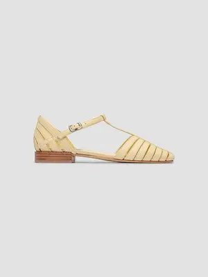 Bernardo Brighton Fisherman Flat Sandals - Vanilla