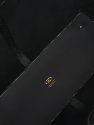 TOD'S Medium Leather Shopping Bag - Nero