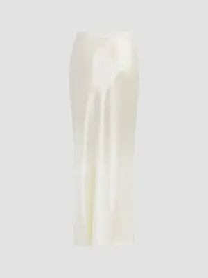 FAVORITE DAUGHTER The Josie Satin Maxi Skirt - Ivory