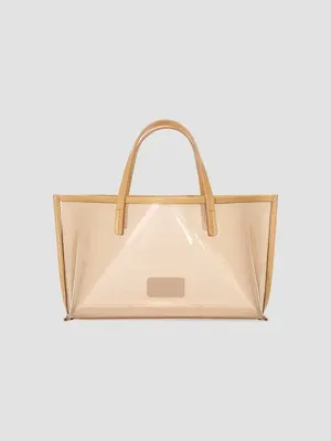 Staud Christos Mini Logo Embossed Tote Bag
