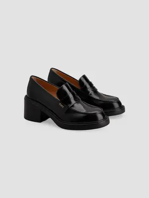 TOD'S 60mm Leather Penny Loafer-style Pumps