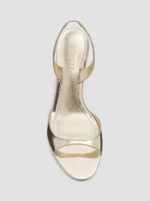 Schutz Scarlett Leather Slingback Sandals