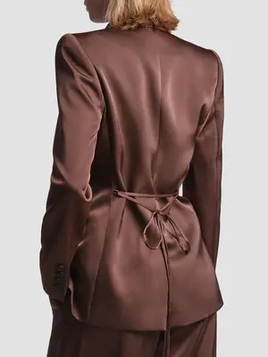 Bcbgmaxazria Sydney Tailored Satin Blazer