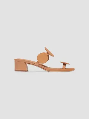 Bernardo Jupiter Moon Low Heel Sandals - Butterscotch