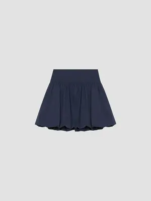 Simkhai Pippa Cotton-blend Miniskirt - Midnight