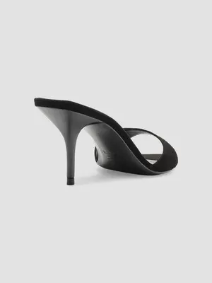 Schutz Elodie 75mm Suede Mules