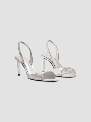 Schutz Scarlett 80mm Leather Slingback Sandals