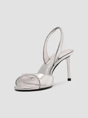 Schutz Scarlett 80mm Leather Slingback Sandals