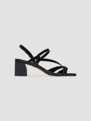 Bernardo Gyoda Mid Heel Sandals - Black
