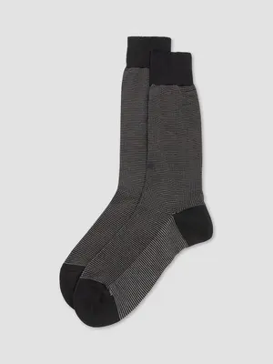 Pantherella Tewkesbury Fil D'ecosse Socks - Black