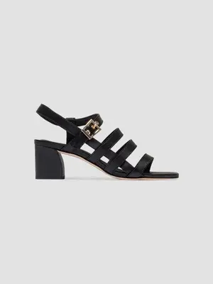Bernardo Novi Mid Heel Sandals Black