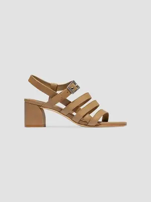 Bernardo Novi Mid Heel Sandals - Sand