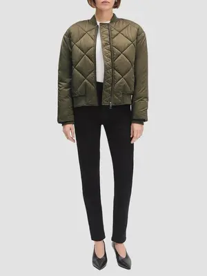 FAVORITE DAUGHTER The Favorite Quilted Bomber Jacket - Army