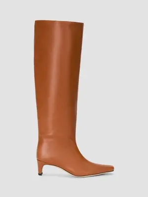 Staud Wally 50mm Leather Knee-high Boots