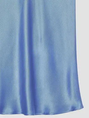 ANINE BING Bar Silk Midi Skirt