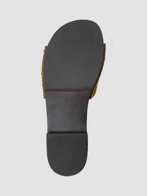Bernardo Blyde Low Heel Clog Sandals - Ginger