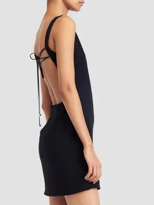 16Arlington Ayre Embellished Feather Minidress
