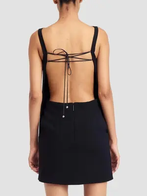 16Arlington Ayre Embellished Feather Minidress