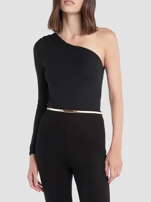 FAVORITE DAUGHTER The Edgy One-shoulder Top