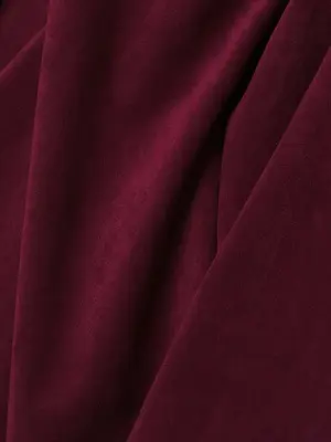 Natori Vegan Luxe Suede Asymmetric Drape Neck Dress