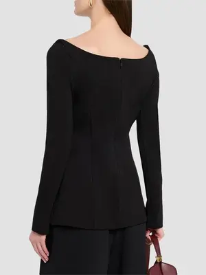 FAVORITE DAUGHTER The Cold Shoulder Ponte Top