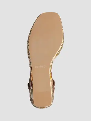 Bernardo Cairo Wedge Sandals - Saddle