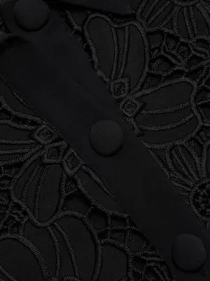 MILLY June Lace Button-front Shirt