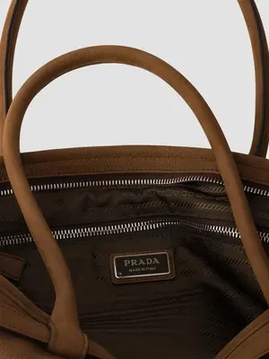 Prada Bonnie Nubuck Leather Tote Bag