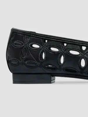 Bernardo Brie Ballet Flats - Black