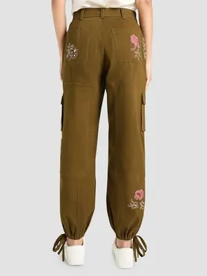 REBELETTE Zola Desert Rose Cargo Jogger Pants
