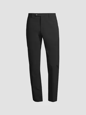 Zanella Noah Flat-front Pants - Black