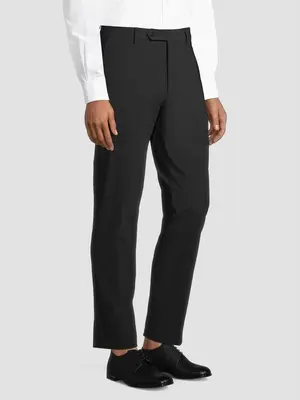 Zanella Noah Flat-front Pants - Black