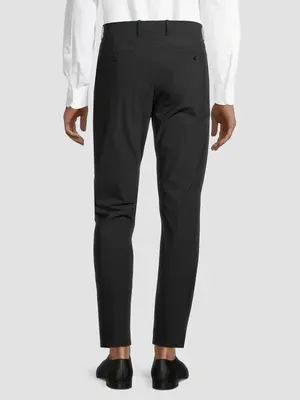 Zanella Noah Flat-front Pants - Black