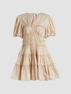 Cinq À Sept Sirrina Gathered A-line Minidress