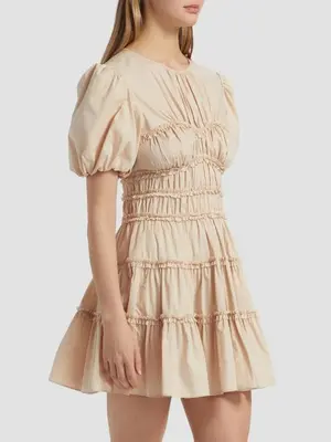 Cinq À Sept Sirrina Gathered A-line Minidress
