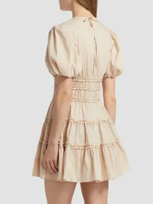 Cinq À Sept Sirrina Gathered A-line Minidress