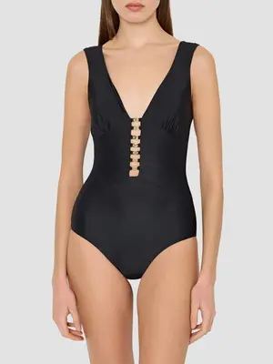 MILLY Embellished One-piece Swimsuit