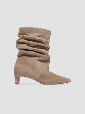 Bernardo Etta Slouch Booties - Sandstone