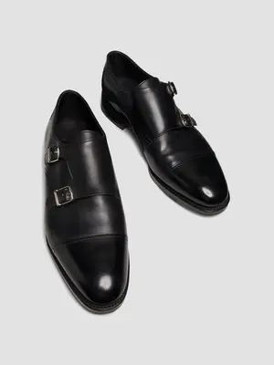John Lobb William Double-buckle Monk Shoes