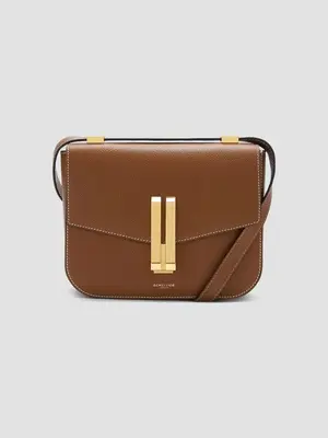 DEMELLIER Vancouver Leather Crossbody Bag - Tan