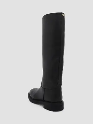GIANVITO ROSSI Ascott Leather Knee-high Boots
