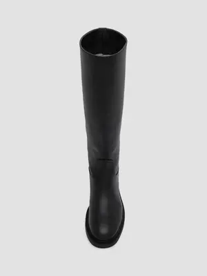 GIANVITO ROSSI Ascott Leather Knee-high Boots