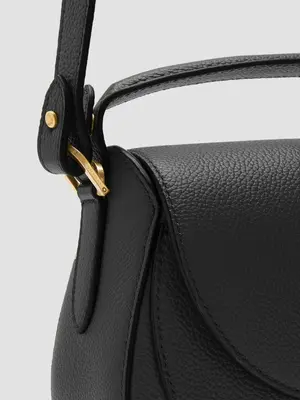 DEMELLIER Sienna Saddle Grain Leather Crossbody Bag