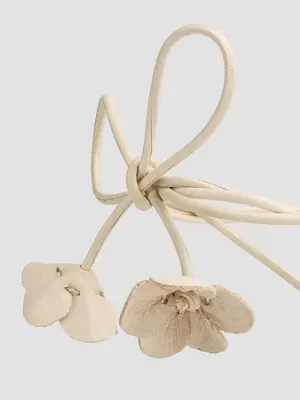 ALEXANDRE BIRMAN Ornela 100mm Flower-appliqué Leather Sandals