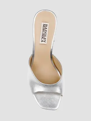 Badgley Mischka Cadence Leather Mules