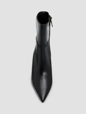 STUART WEITZMAN Vinnie 85mm Leather Wedge-heel Boots