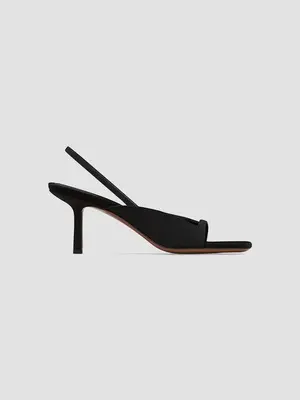 NEOUS Nostalgic Modernism Kamui Cady 65mm Slingback Sandals Black