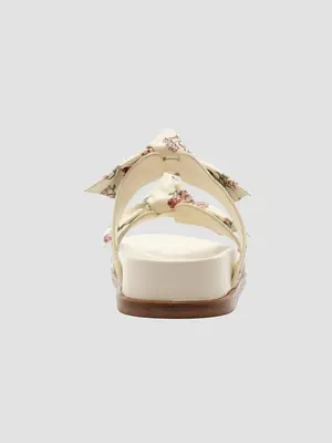 ALEXANDRE BIRMAN Maxi Clarita 35mm Floral Leather Sandals