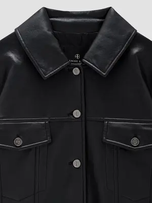 ANINE BING Rory Leather Jacket